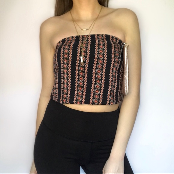 Tops | Cute Boho Tube Top | Poshmark